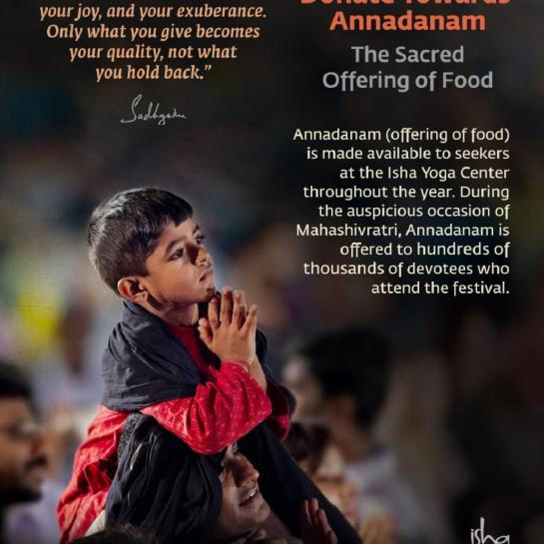 Annadanam - The Sacred Offering of Food 2022 - Georgina