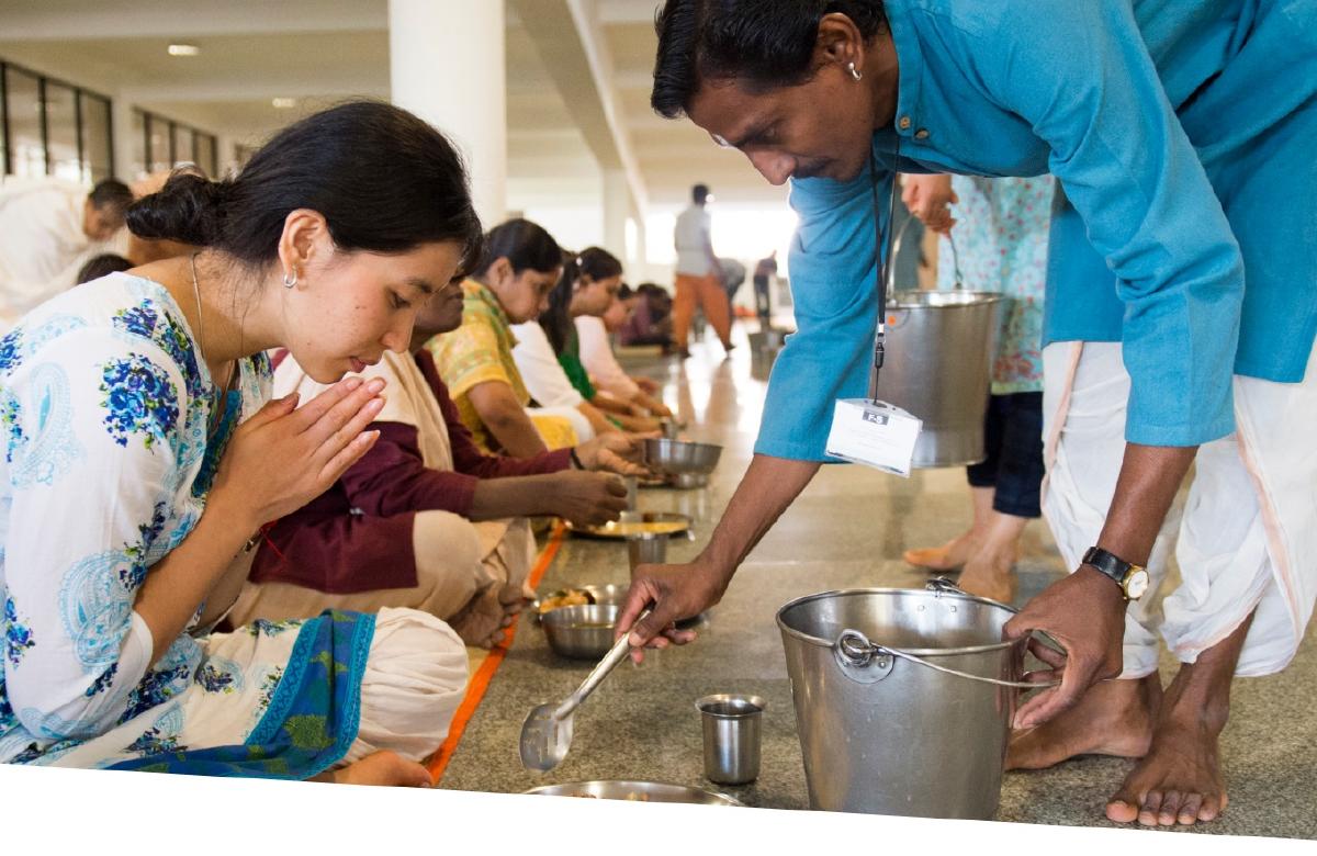Annadanam - The Sacred Offering of Food at Isha Yoga Center