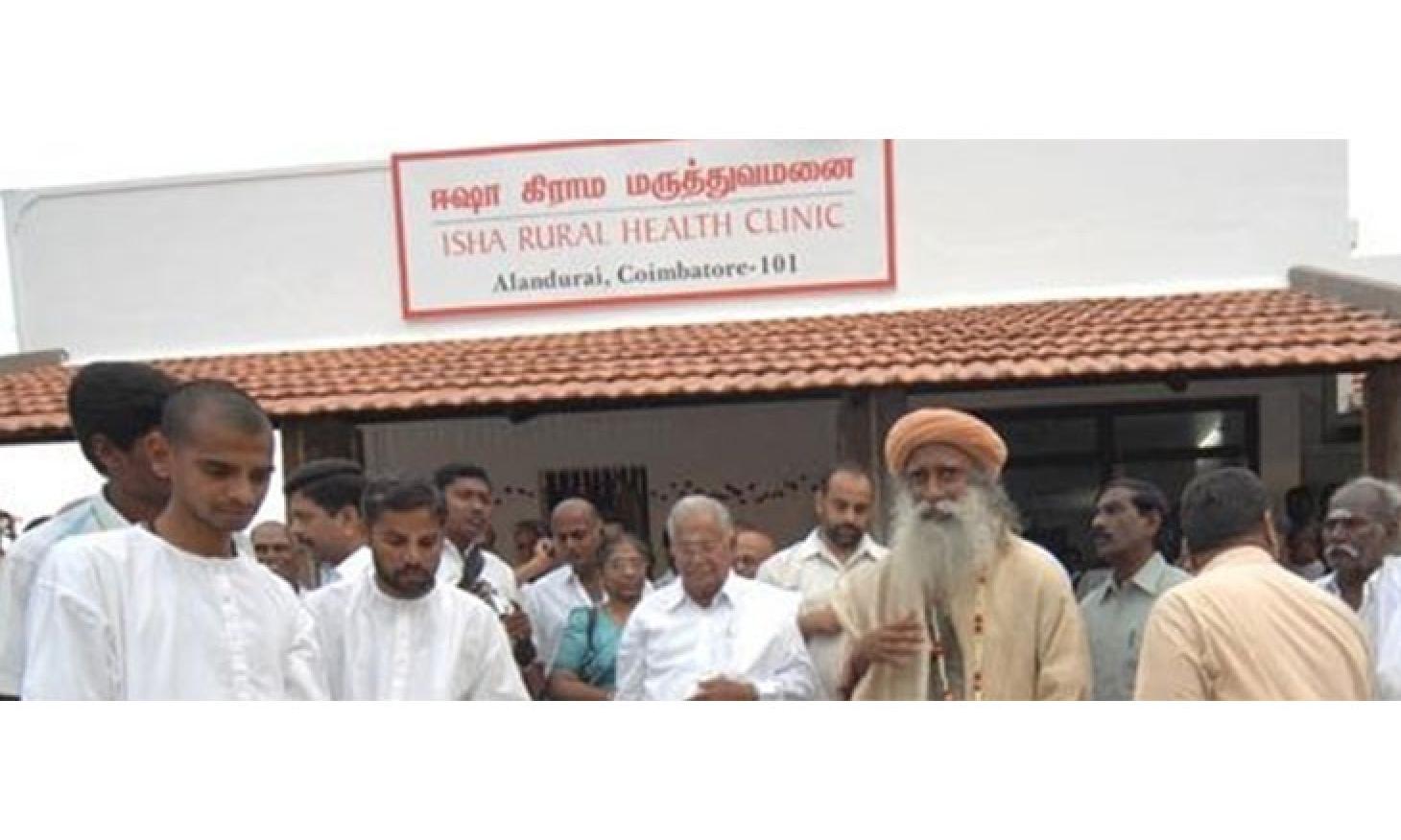 Third Isha Rural Health Clinic Established – Grand Opening in Alandurai ...