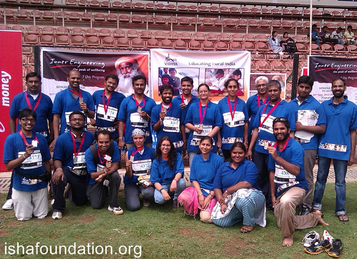 Run a Marathon for Isha Vidhya: Hyderabad 2012